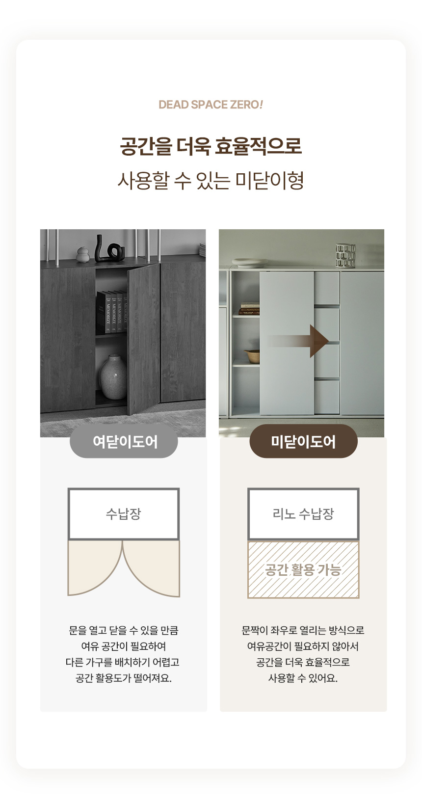 수납장 > 쿠폰가 88,900원~ / 리노 E0 더 높은 미닫이 오픈형/슬라이딩수납장 800 | 오늘의집 쇼핑